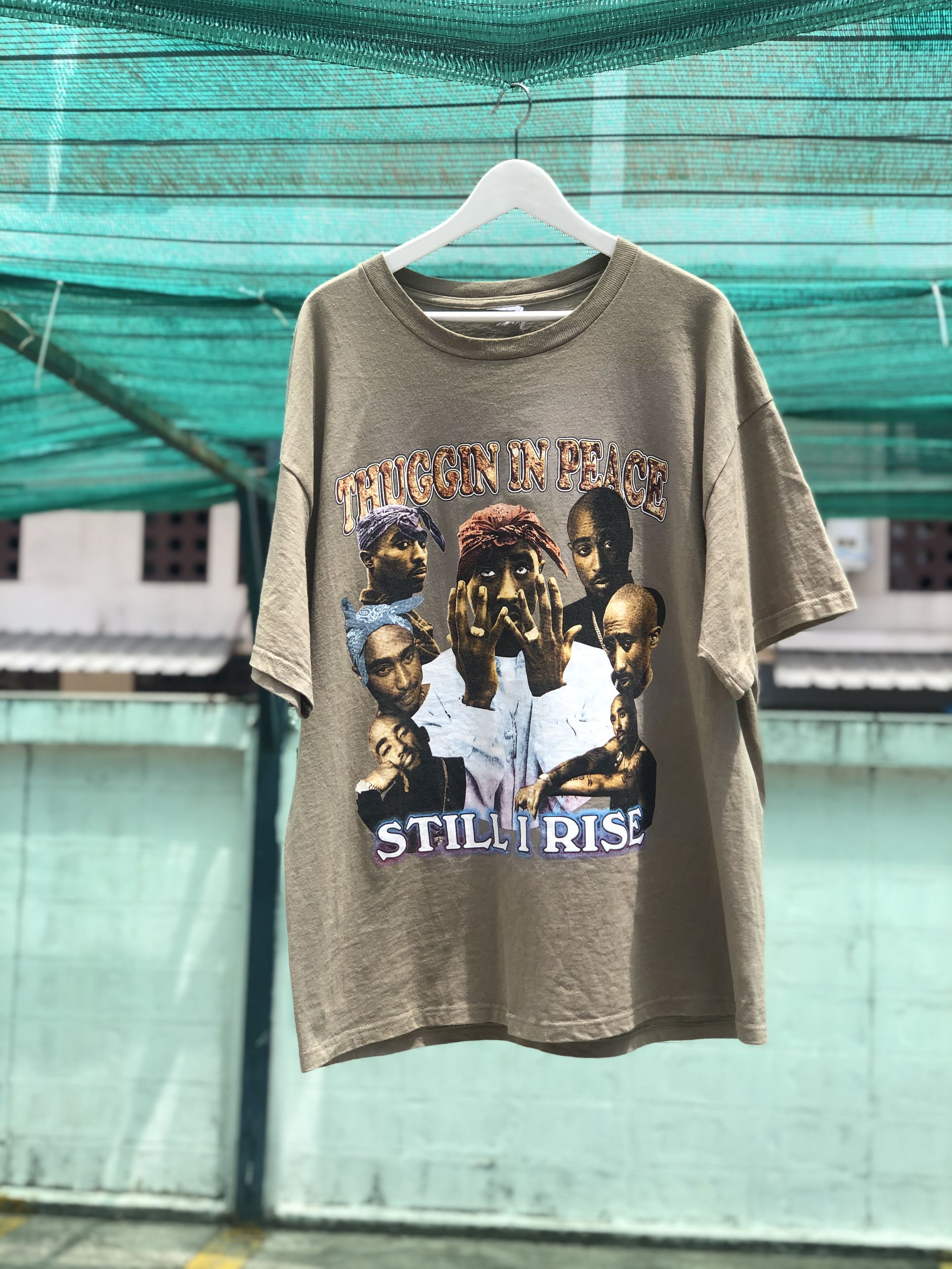 Rap Tees × Vintage vintage 90s 2pac tupac shakur rap tees bootleg | Grailed
