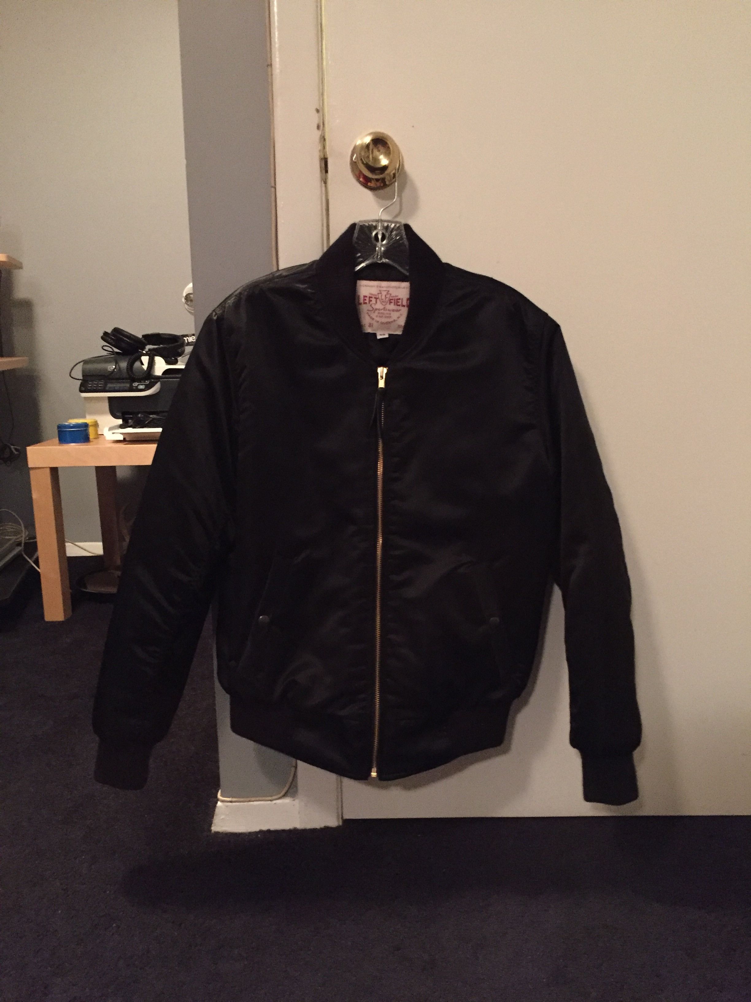 Left Field Nyc Satin Nylon Car Club Jacket | Grailed