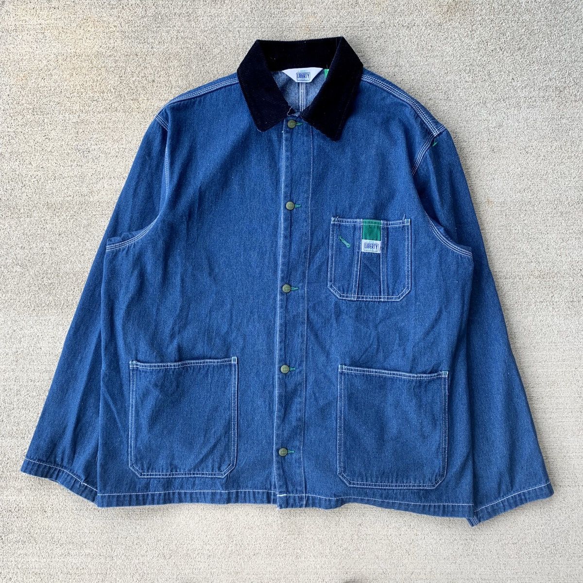 Liberty × Vintage Vintage 1990’s Liberty Overalls Chore Jacket (NOT ...