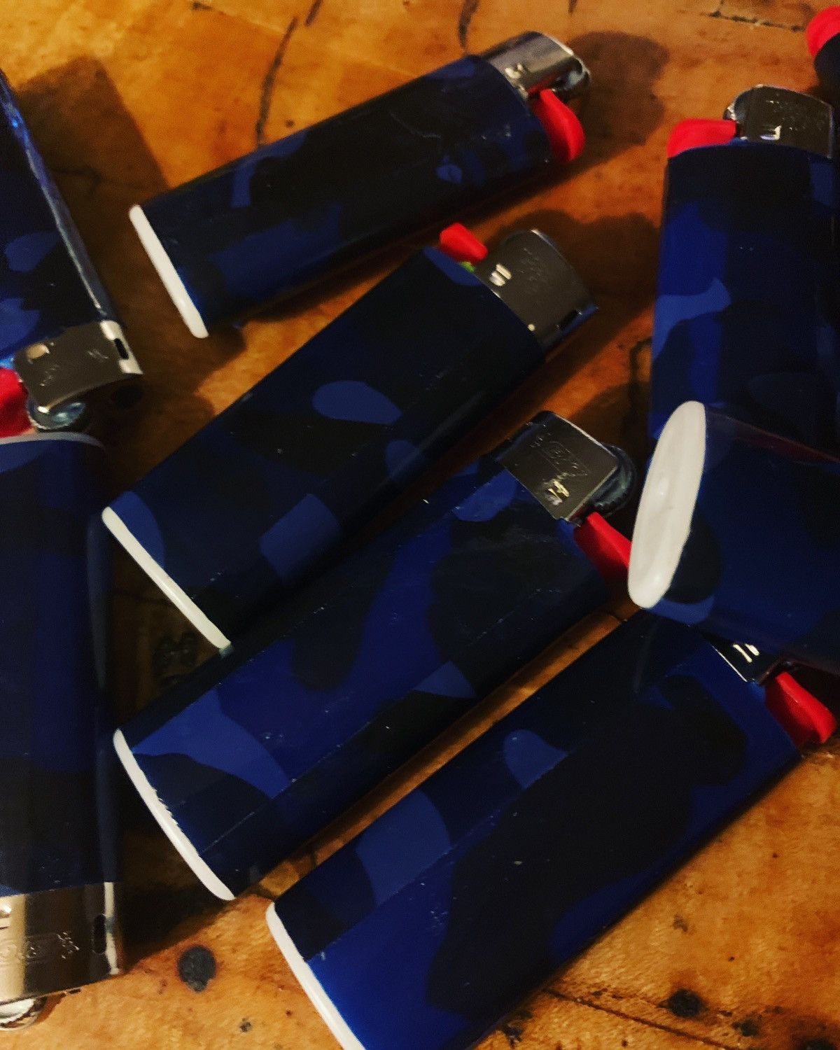 Bape Blue Camo Mini Bic Lighter🥶🥶 | Grailed