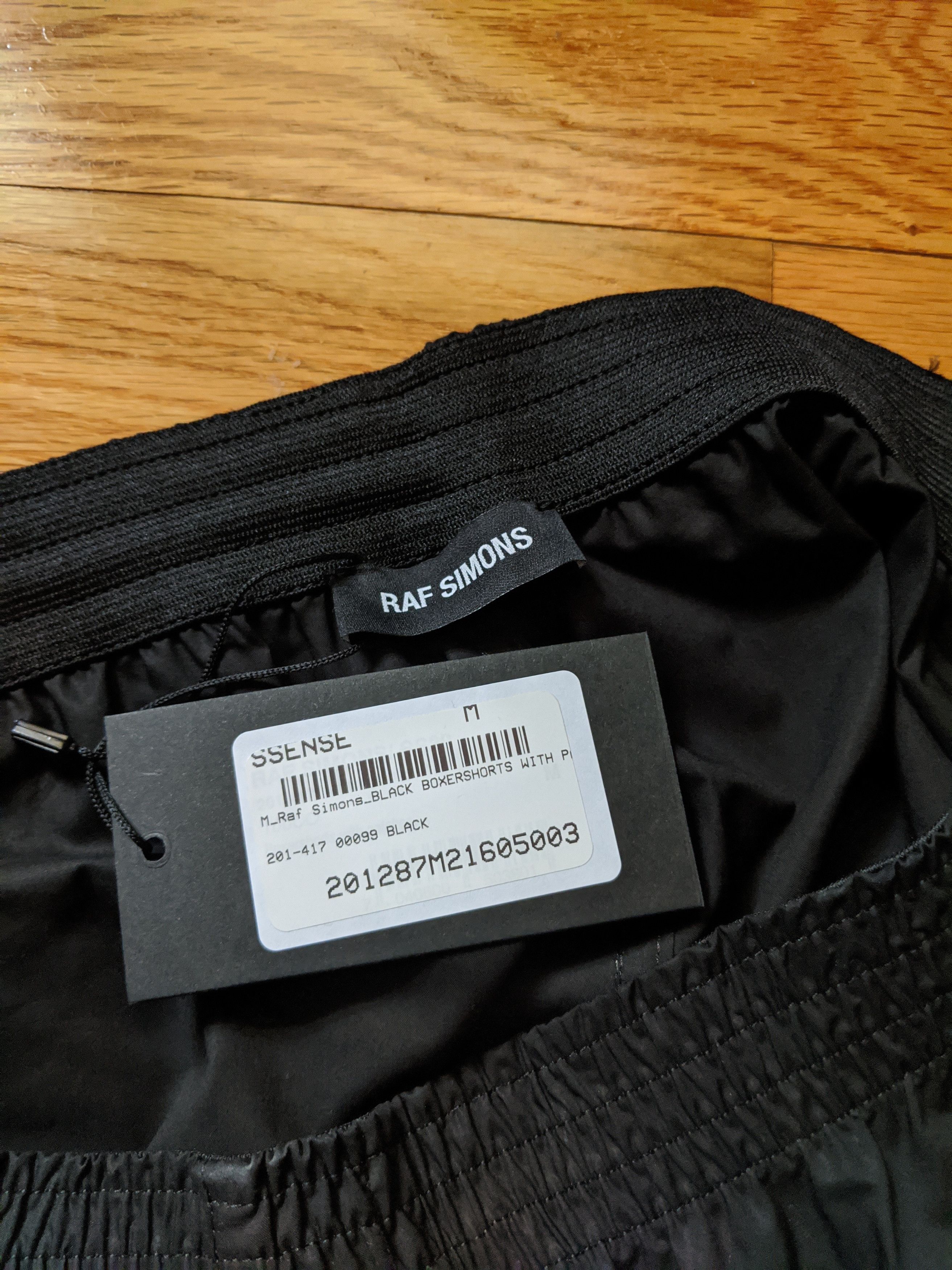 Raf Simons Raf Simons Black Patch Boxer Shorts | Grailed