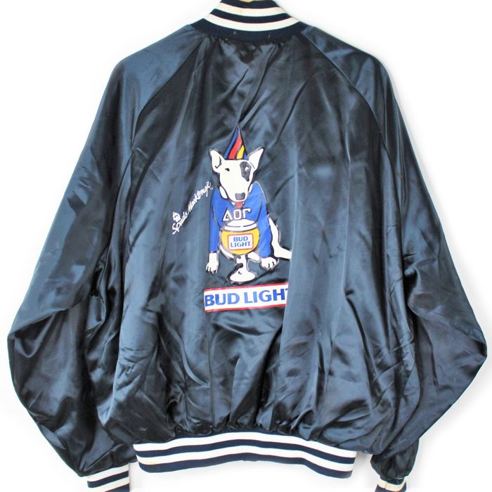 Vintage Vintage Egads Budlight Spuds MacKenzie Satin Bomber Jacket ...