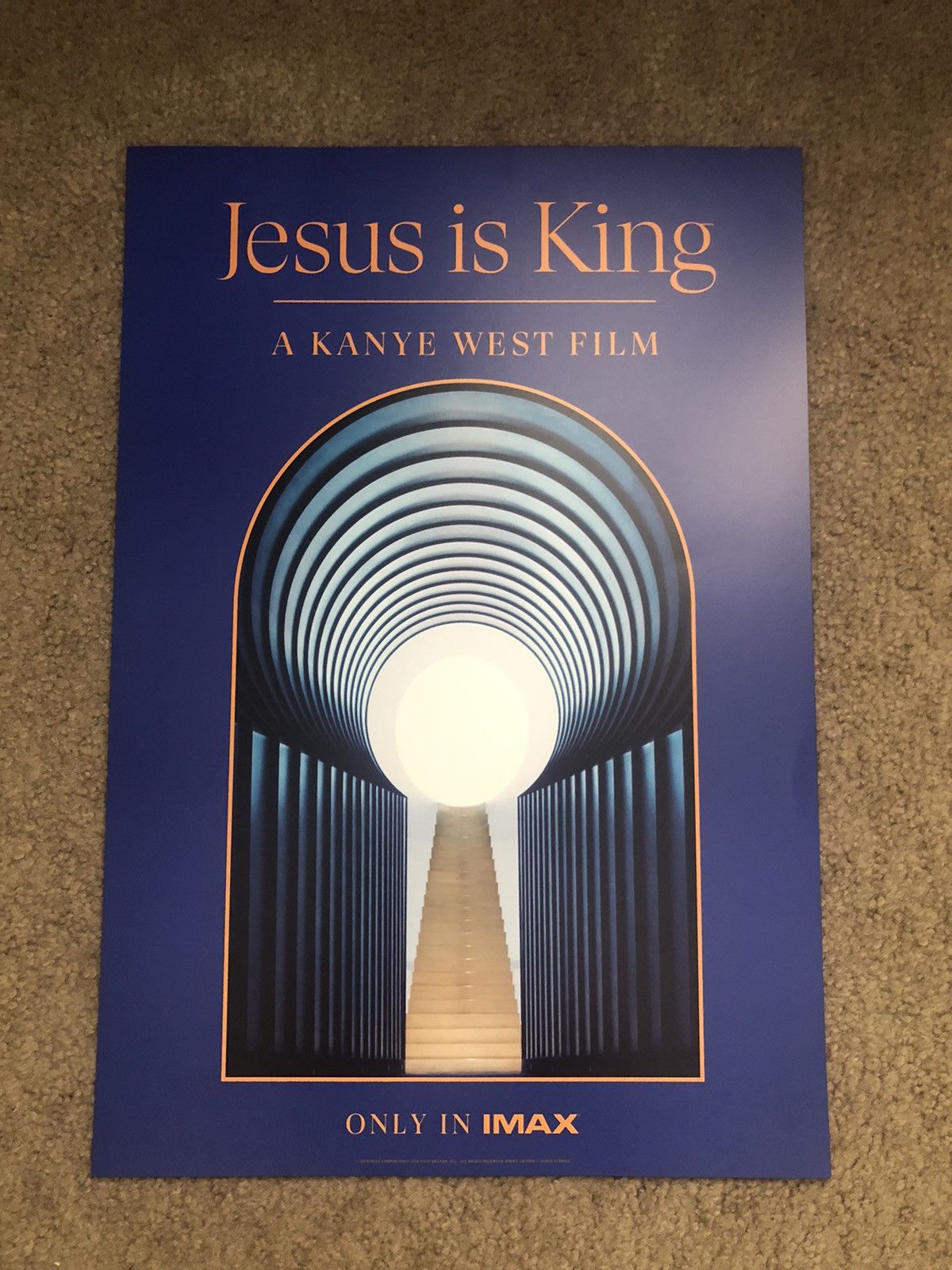 Kanye West Kanye West Jesus Is King Imax Movie Poster | Grailed