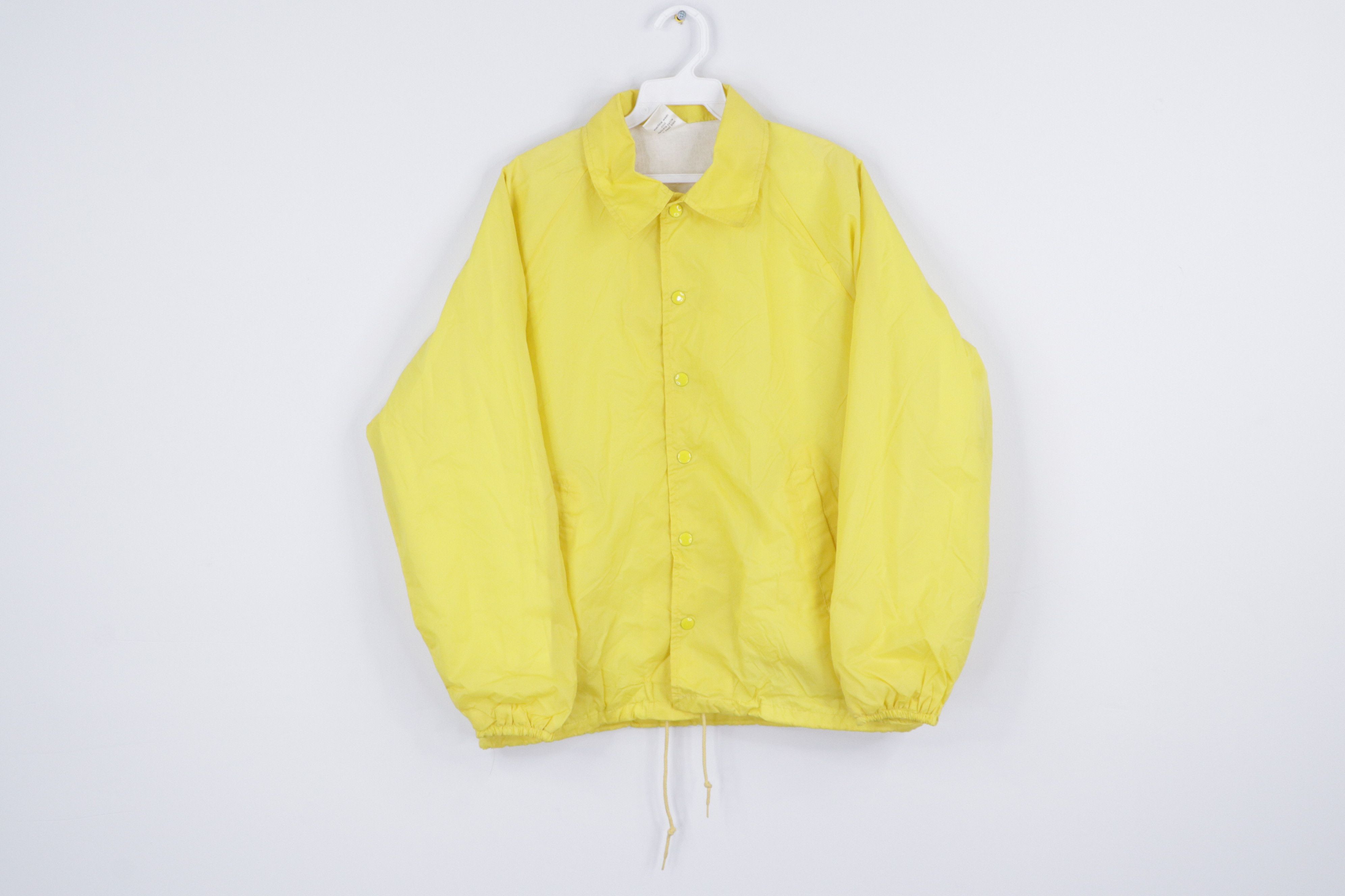 Vintage NOS Vintage 80s Coaches Jacket Windbreaker Yellow | Grailed