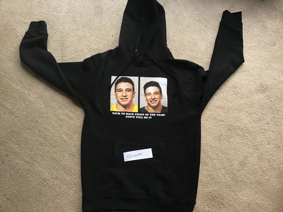 Full Send by Nelk Boys Nelk Boys Gray SteveWillDoIt Mugshot Hoodie ...