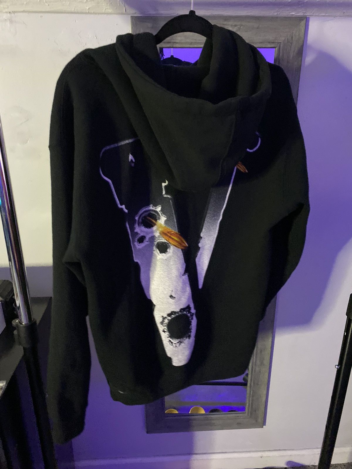 Vlone Pop Smoke x Vlone Hawk 'Em Black Hoodie | Grailed