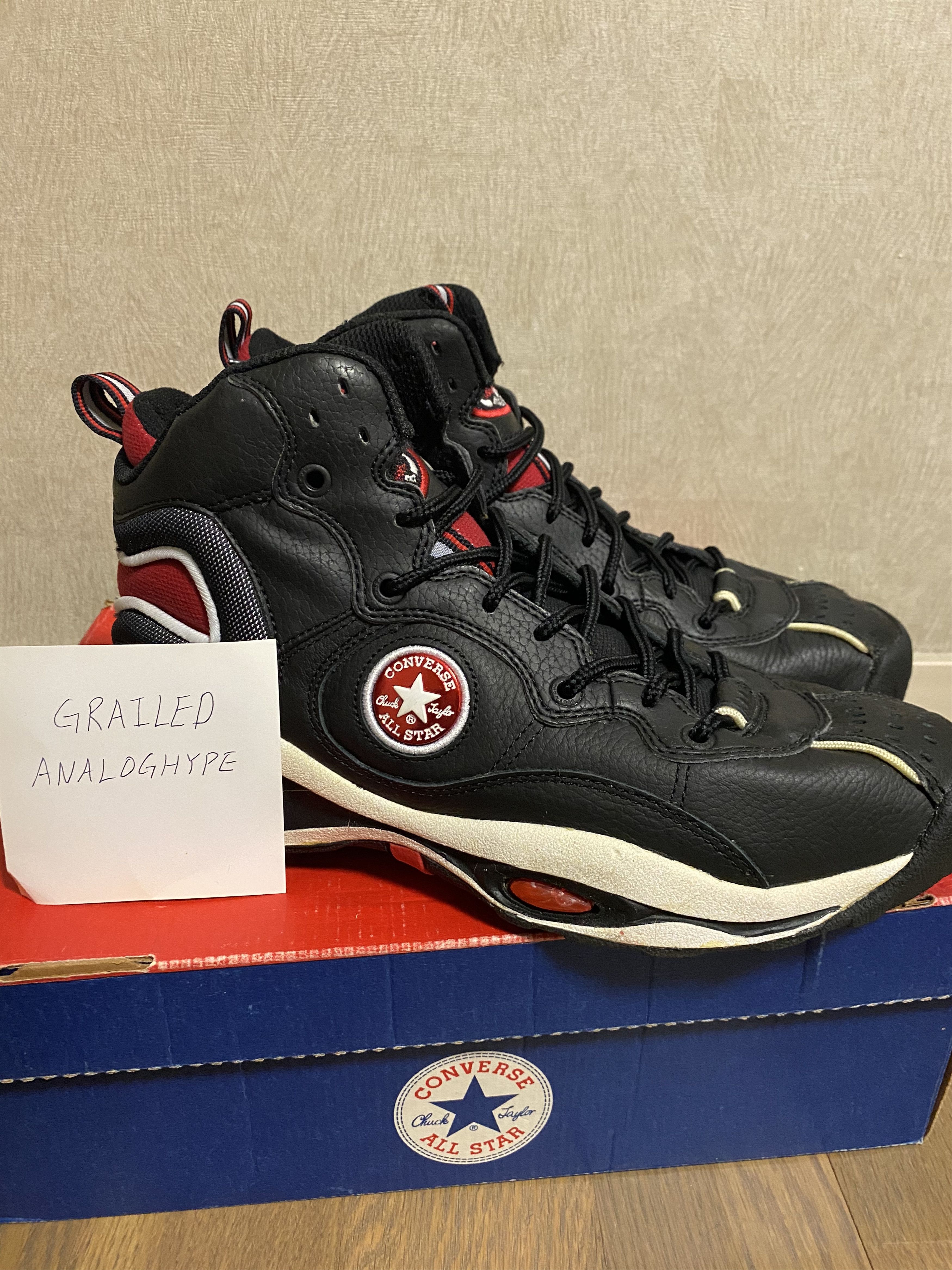 Converse × Vintage Rare Vintage 90s AllStar Dennis Rodman Hi D-Rod A/S ...