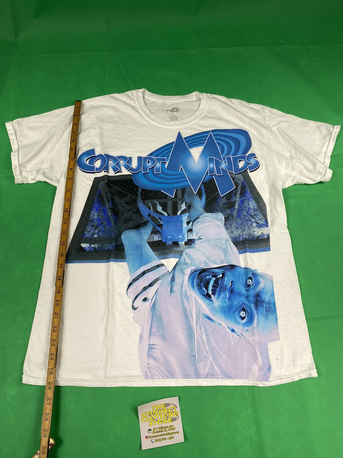 Travis Scott Rays Corrupt Mind Travis Scott Space Jam Graphic Tee photo ...