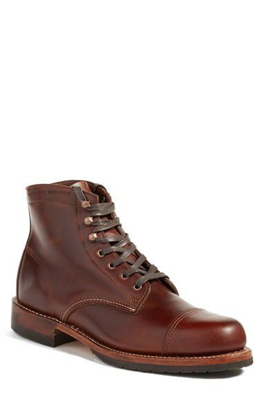 Wolverine Wolverine 1000 Mile Adrian Cap Toe Captoe Dress Work Boot ...