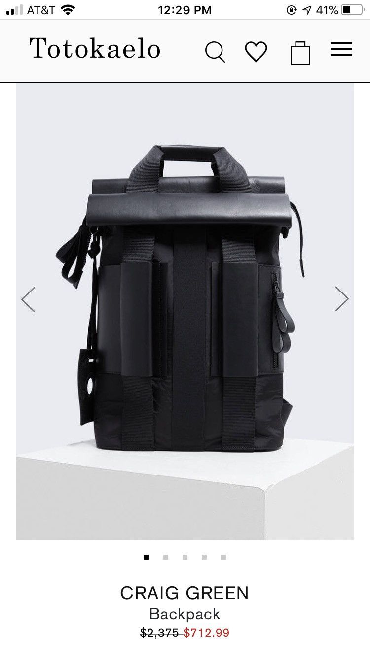 Craig Green [Rare] Craig Green Backpack | Grailed