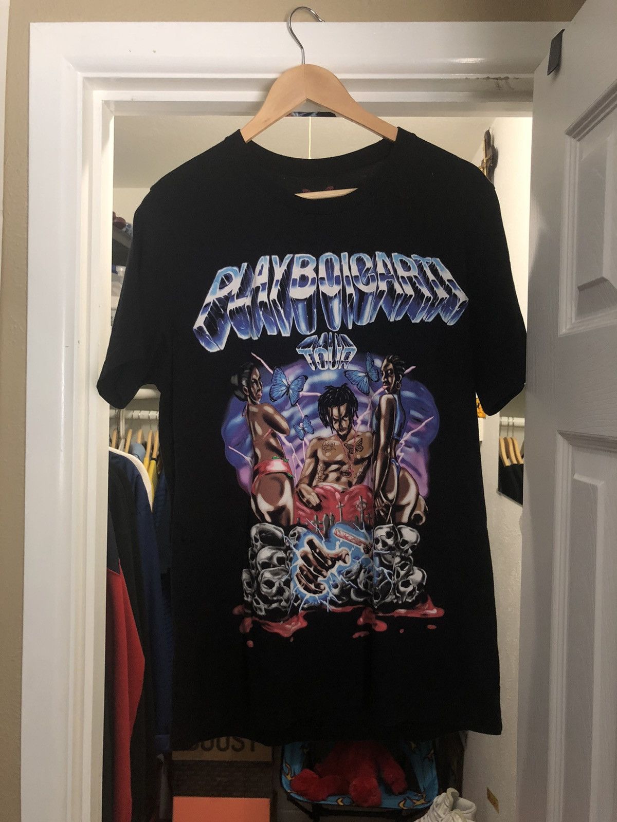 Other × Playboi Carti × Vlone Playboi carti 2017 Tour Merch Tee ...