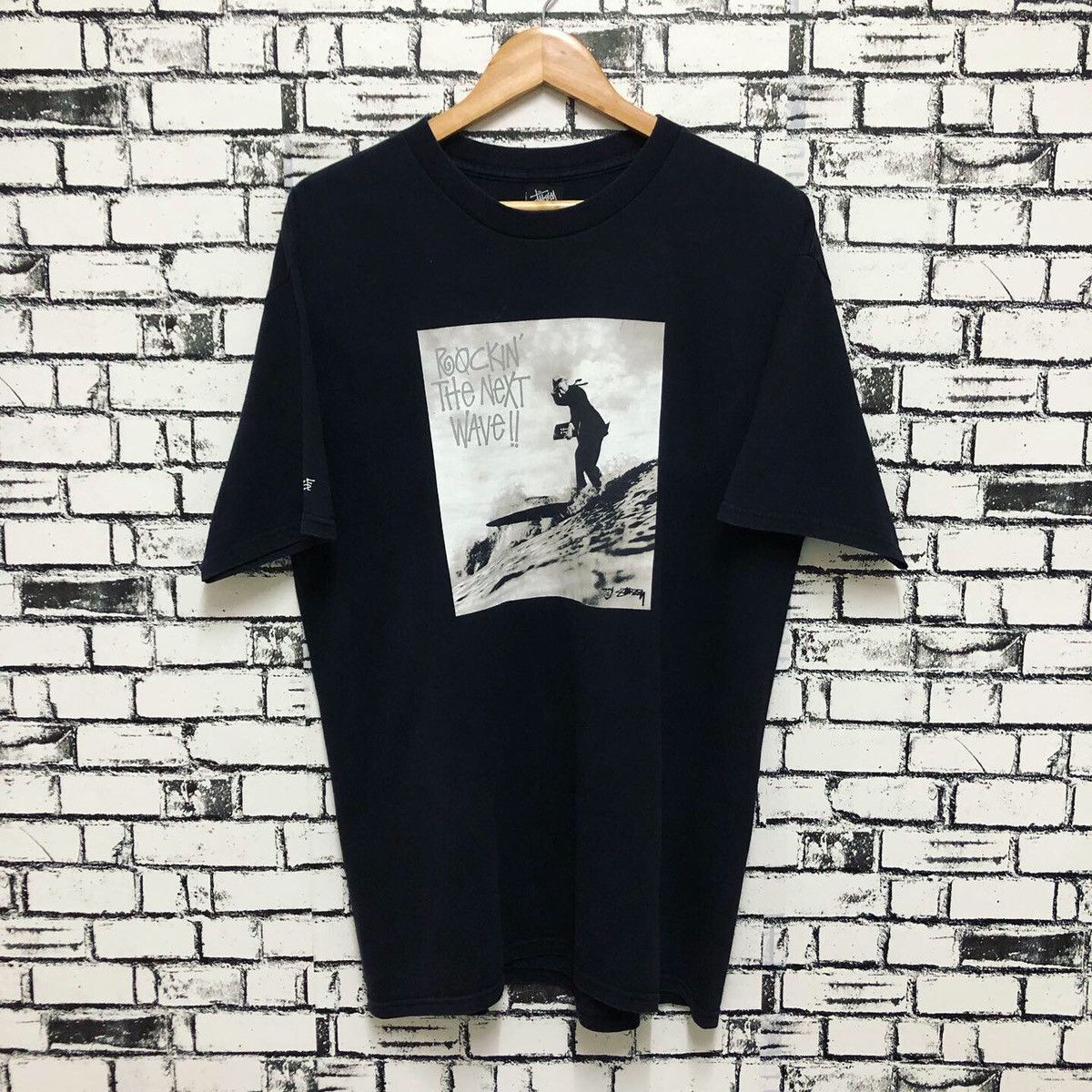 Vintage Stussy Present By Imaginary Biglogo | Grailed