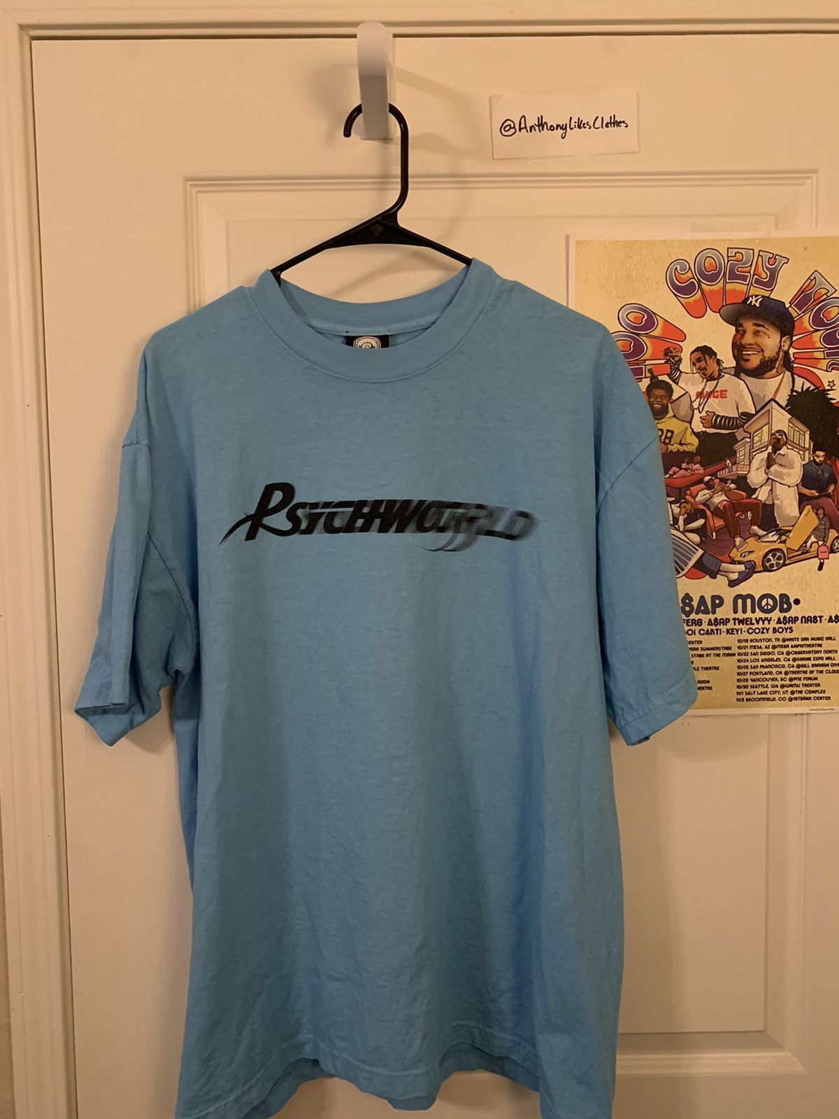 Psychworld Psychworld Blue Motion Logo Tee | Grailed