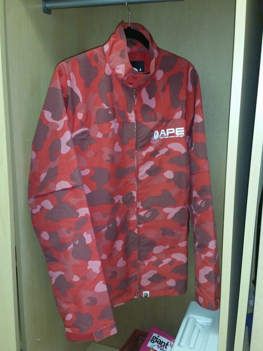 Bape OG Red Camo 10/10 Large TTS Jacket | Grailed