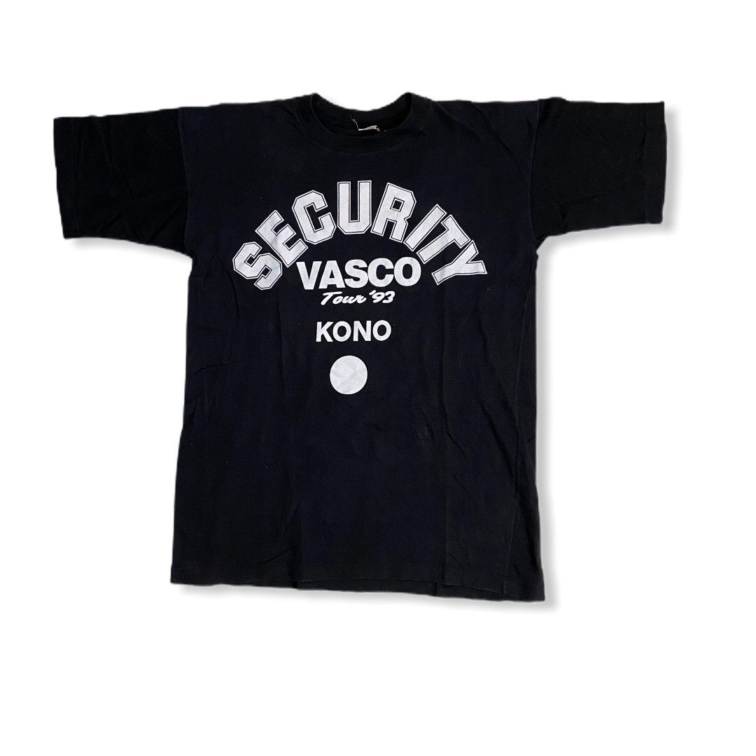Italian Designers × Vintage Vintage 1993 Vasco Rossi Tour Security t ...