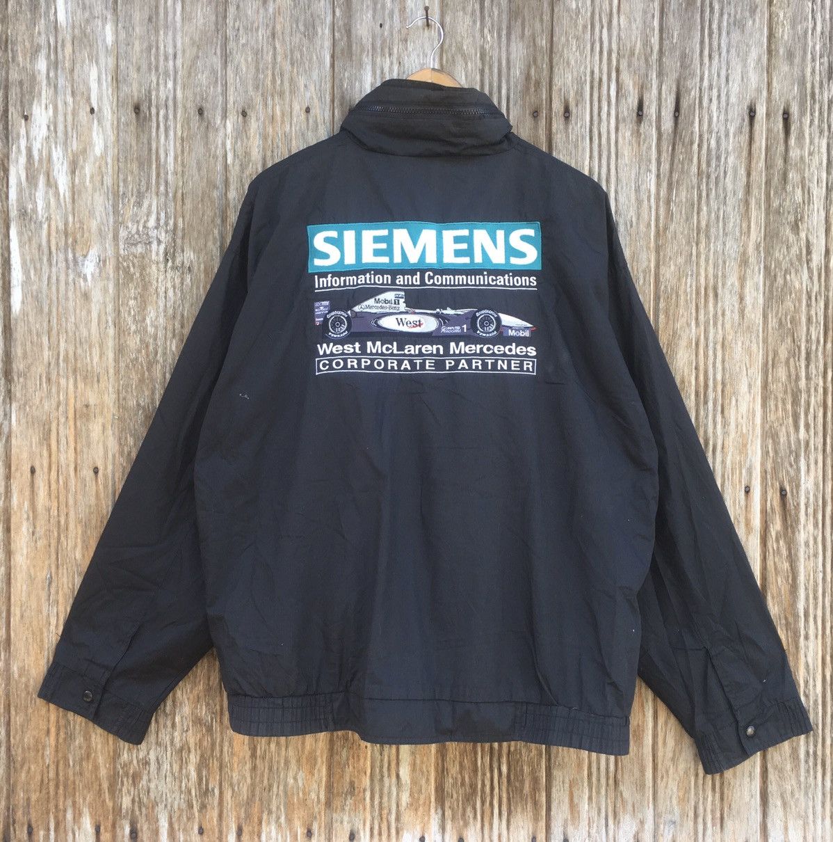 Vintage Vintage Motorsport Siemens Mercedes Windbreaker Jacket | Grailed