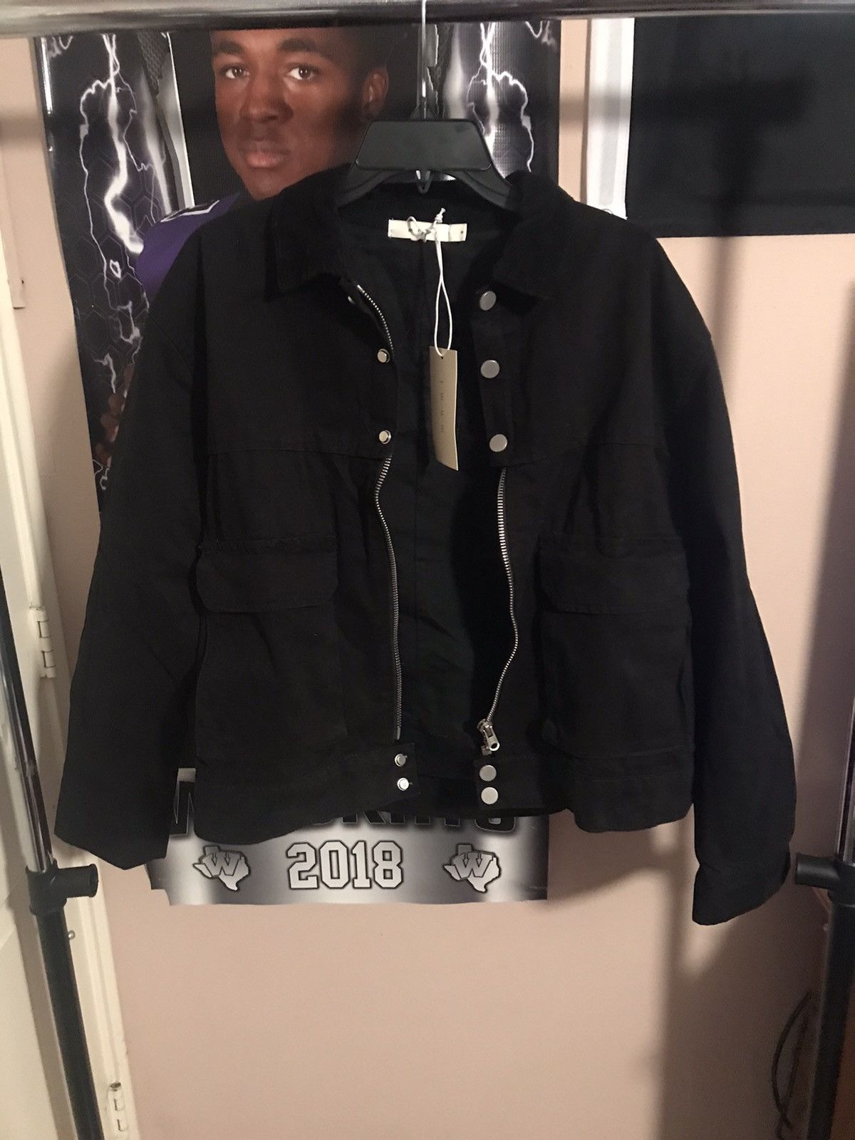 Mnml Mnml Black Field Jacket Grailed