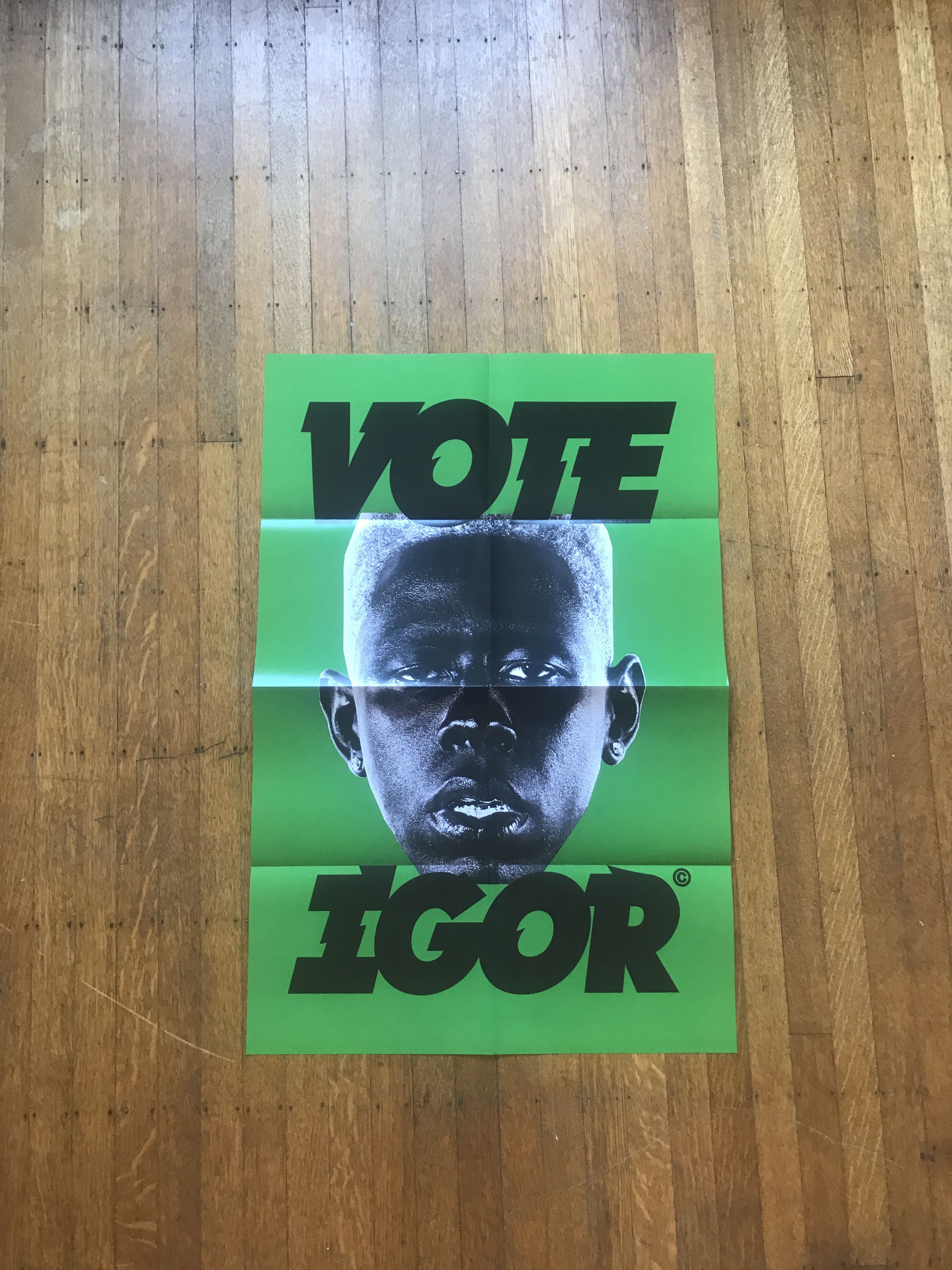 Golf Wang × Tyler The Creator Vote Igor Poster + Sticker | Grailed