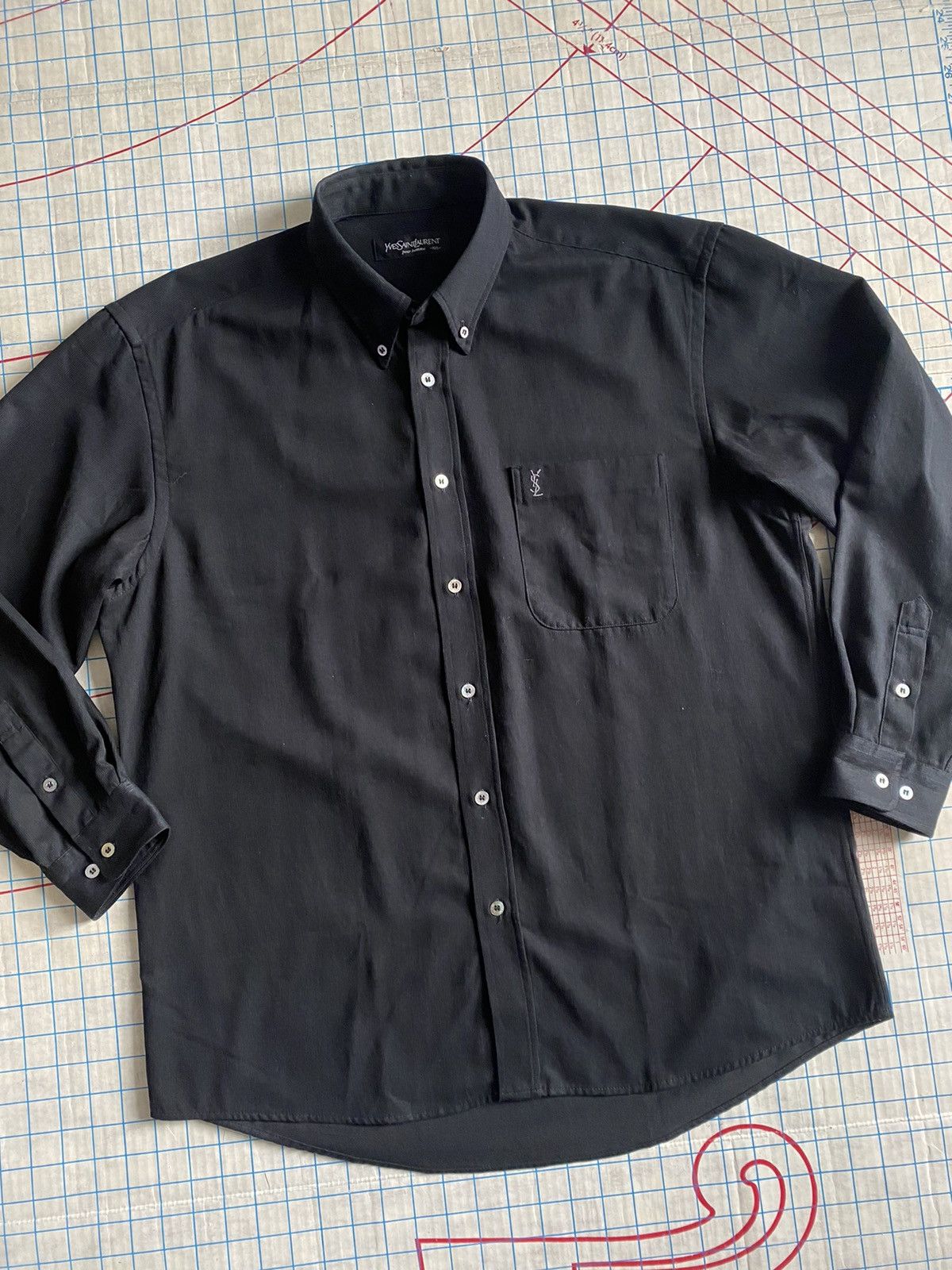 Vintage × Yves Saint Laurent Vintage Yves Saint Laurent YSL Black ...