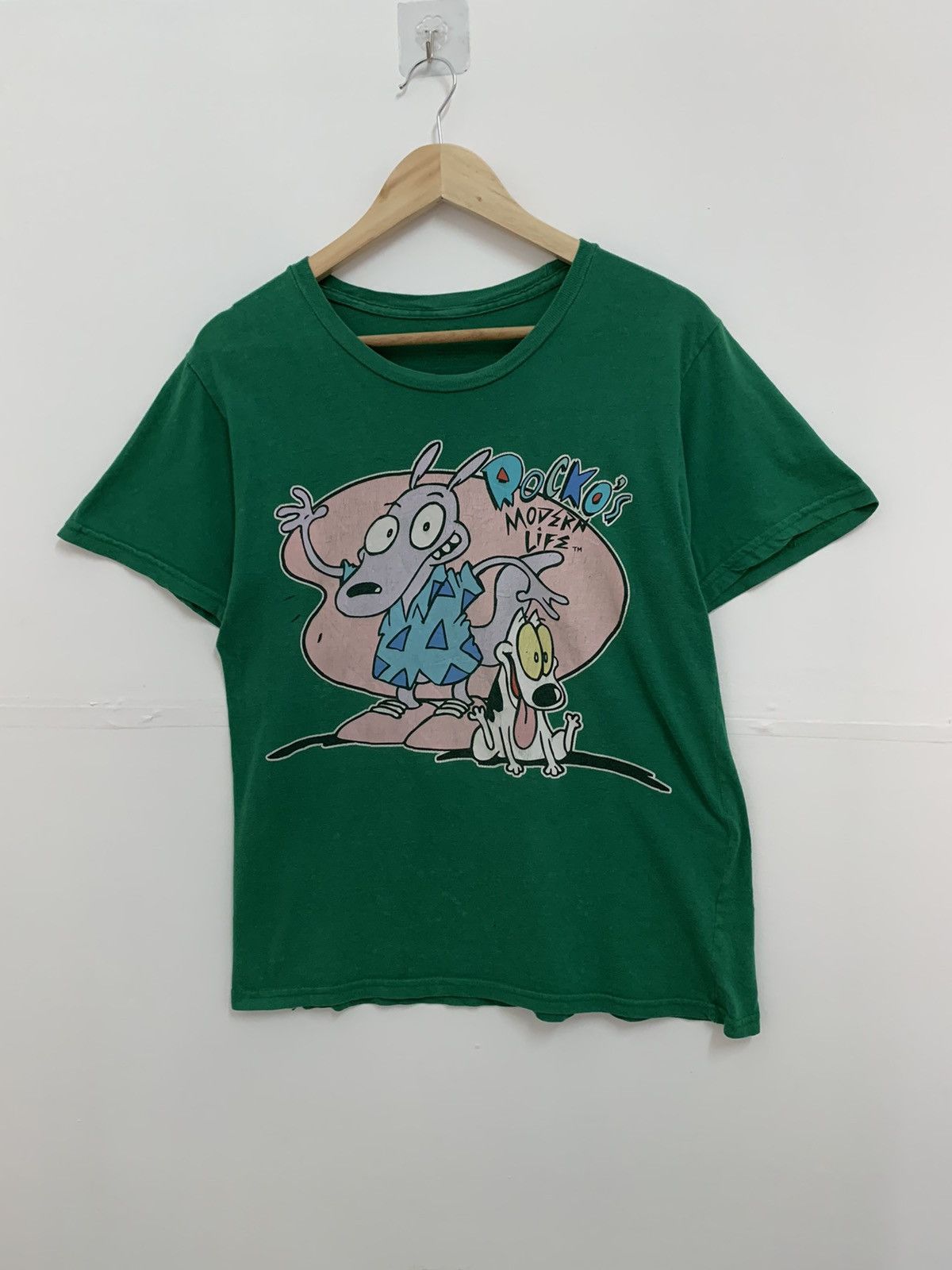 Nickelodeon Nickelodeon Rocko's Modern Life T-shirt Medium Green | Grailed