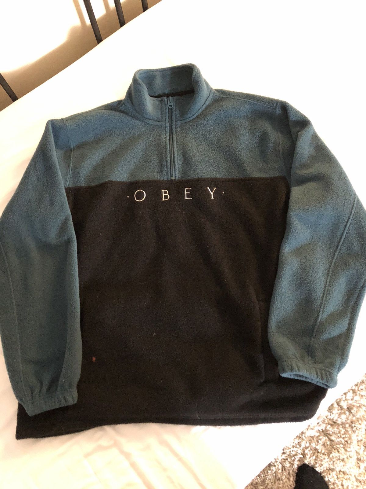Obey Obey fleece Zip up | Grailed