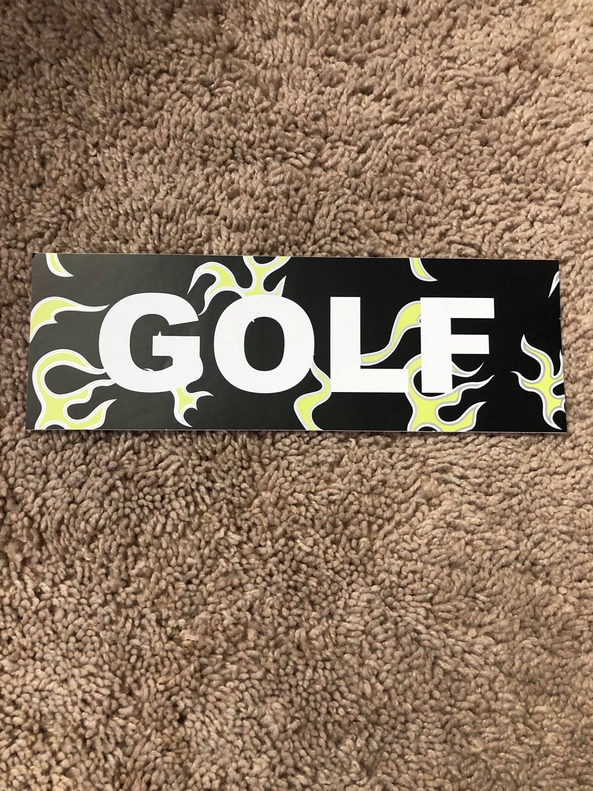 Golf Wang Authentic Golf Wang Flame Bogo Sticker | Grailed