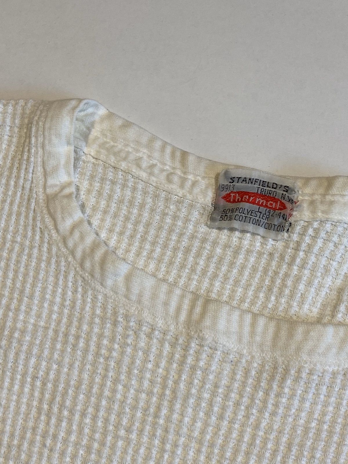 Avant Garde × Streetwear × Vintage True Vintage 1980s Stanfield Waffle ...