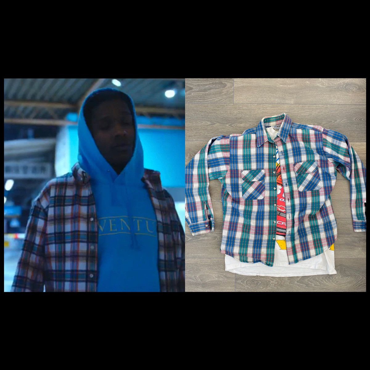 Vintage Vintage Asap Rocky Style Flannel Shirt | Grailed