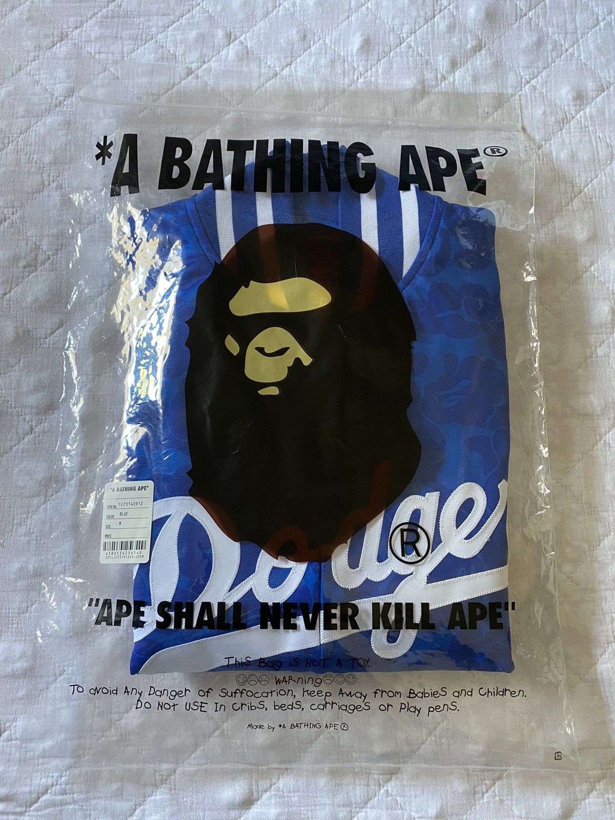 Bape × Mitchell & Ness Bape x Mitchell & Ness Los Angeles Dodgers ...