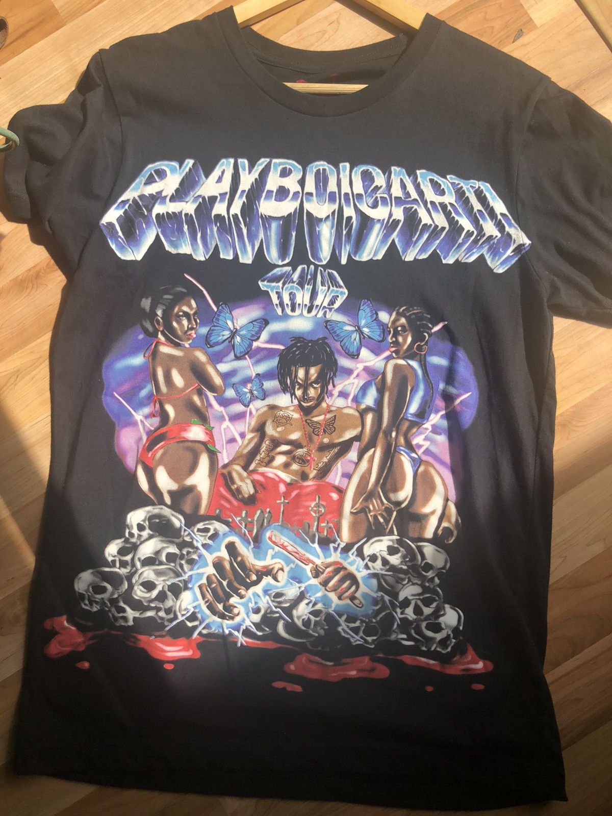 Playboi Carti Playboi carti 2017 Tour Merch Tee | Bape Revenge | Grailed