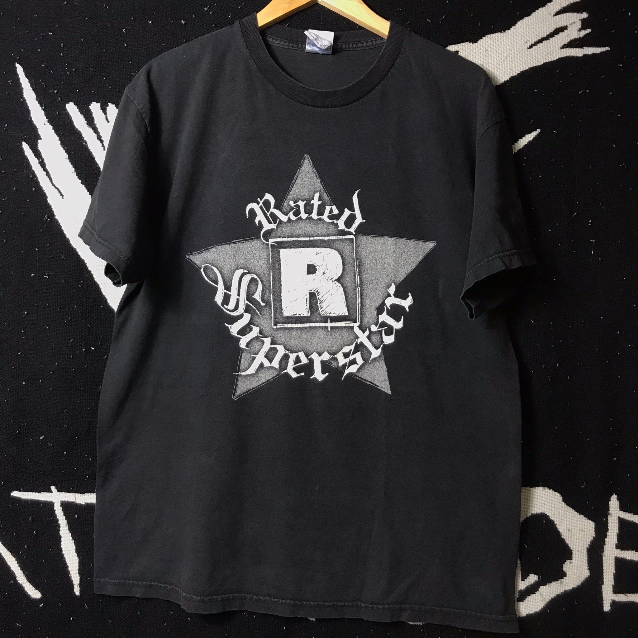 Vintage × WWE × WWF Edge Rated R Superstar WWE WWF Wrestling Shirt L ...