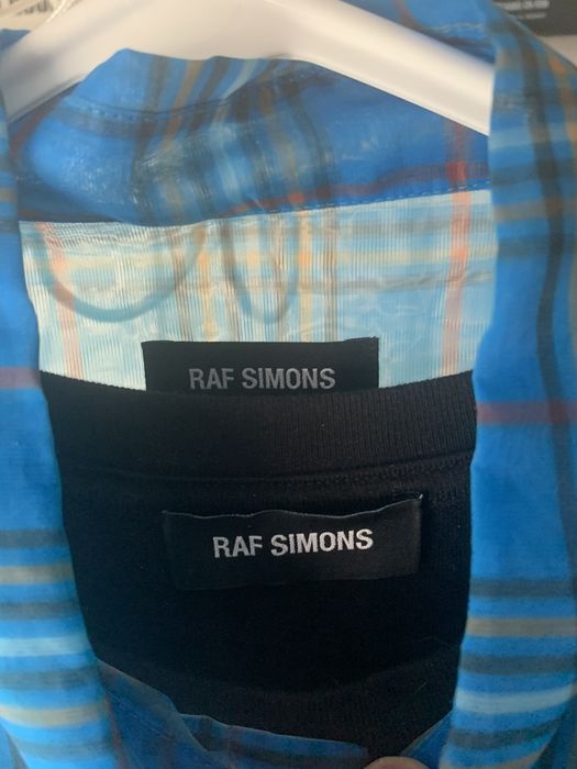 Raf Simons RAF Simons Multi Layered Transparent Button Up Shirt | Grailed