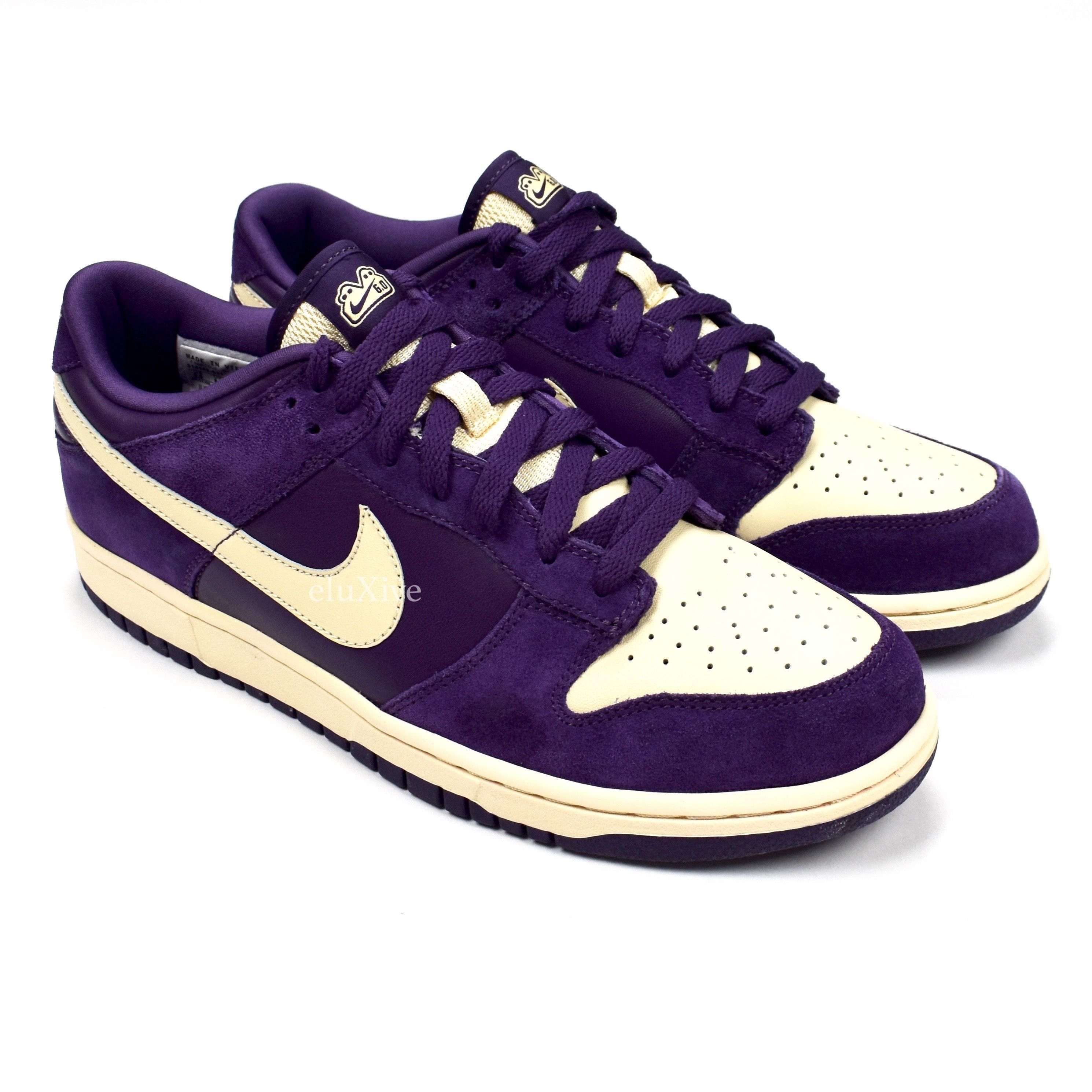 Nike Dunk Low NKE Double Cup Purple Cream 2006 DS | Grailed