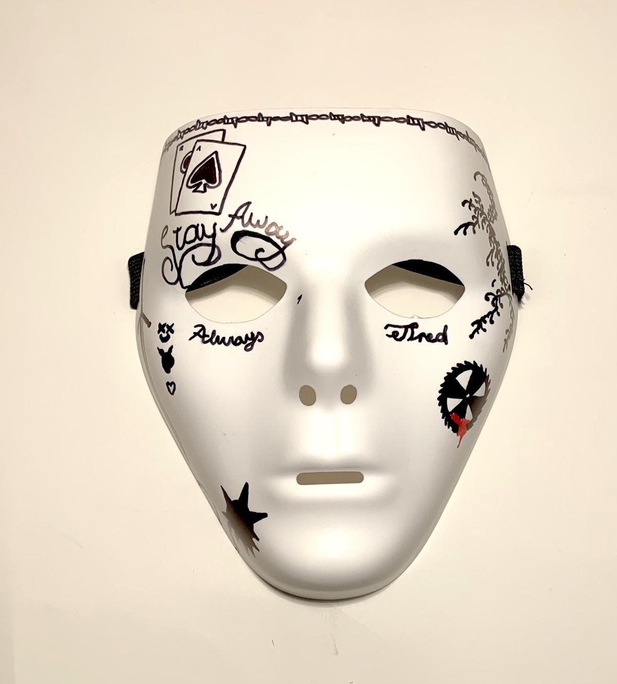 Custom × Post Malone Tour Tee Custom Post Malone tattoo inspired face ...