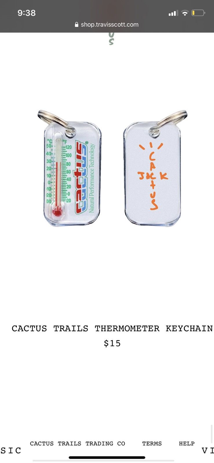 Travis Scott Travis Scott Key Chain | Grailed