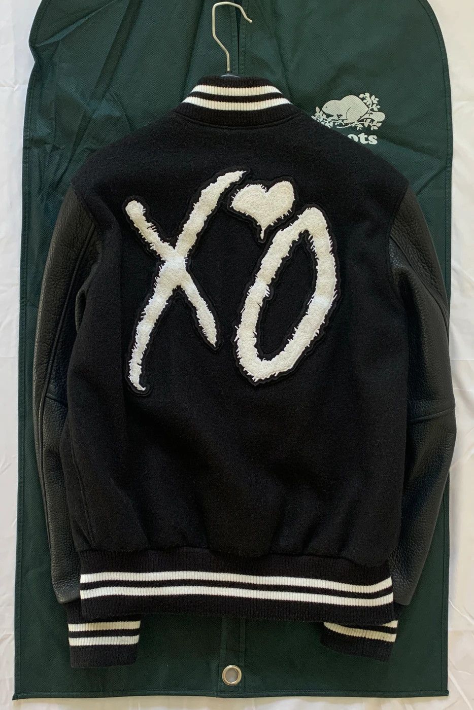 Roots × The Weeknd THE WEEKND x XO x ROOTS VARSITY JACKET 2014 | Grailed