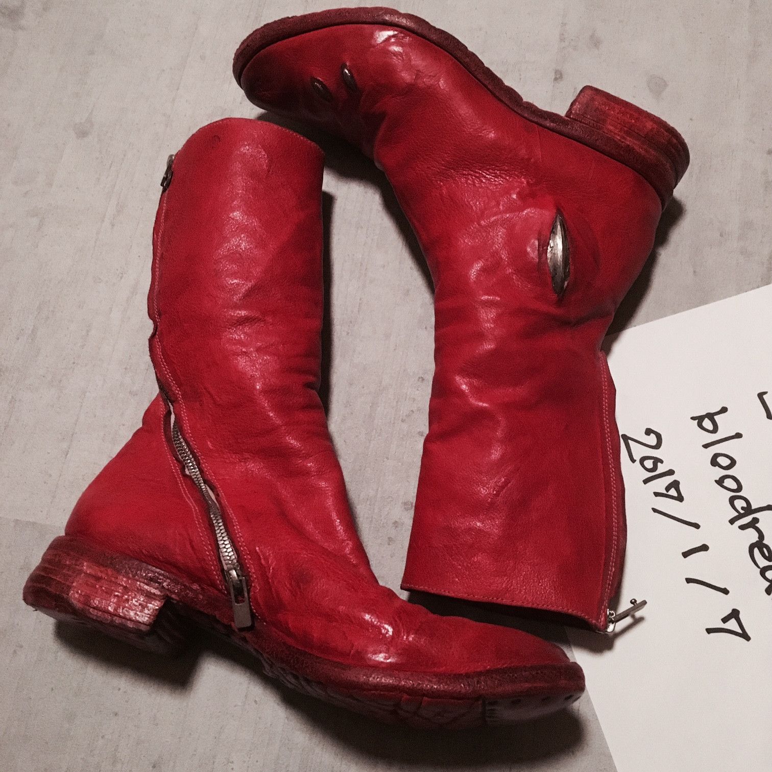 Carol Christian Poell One-Piece Prosthetic Tornado Zip Boos | Grailed