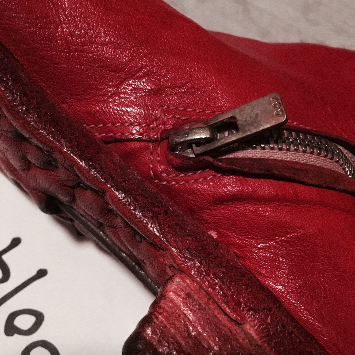 Carol Christian Poell One-Piece Prosthetic Tornado Zip Boos | Grailed