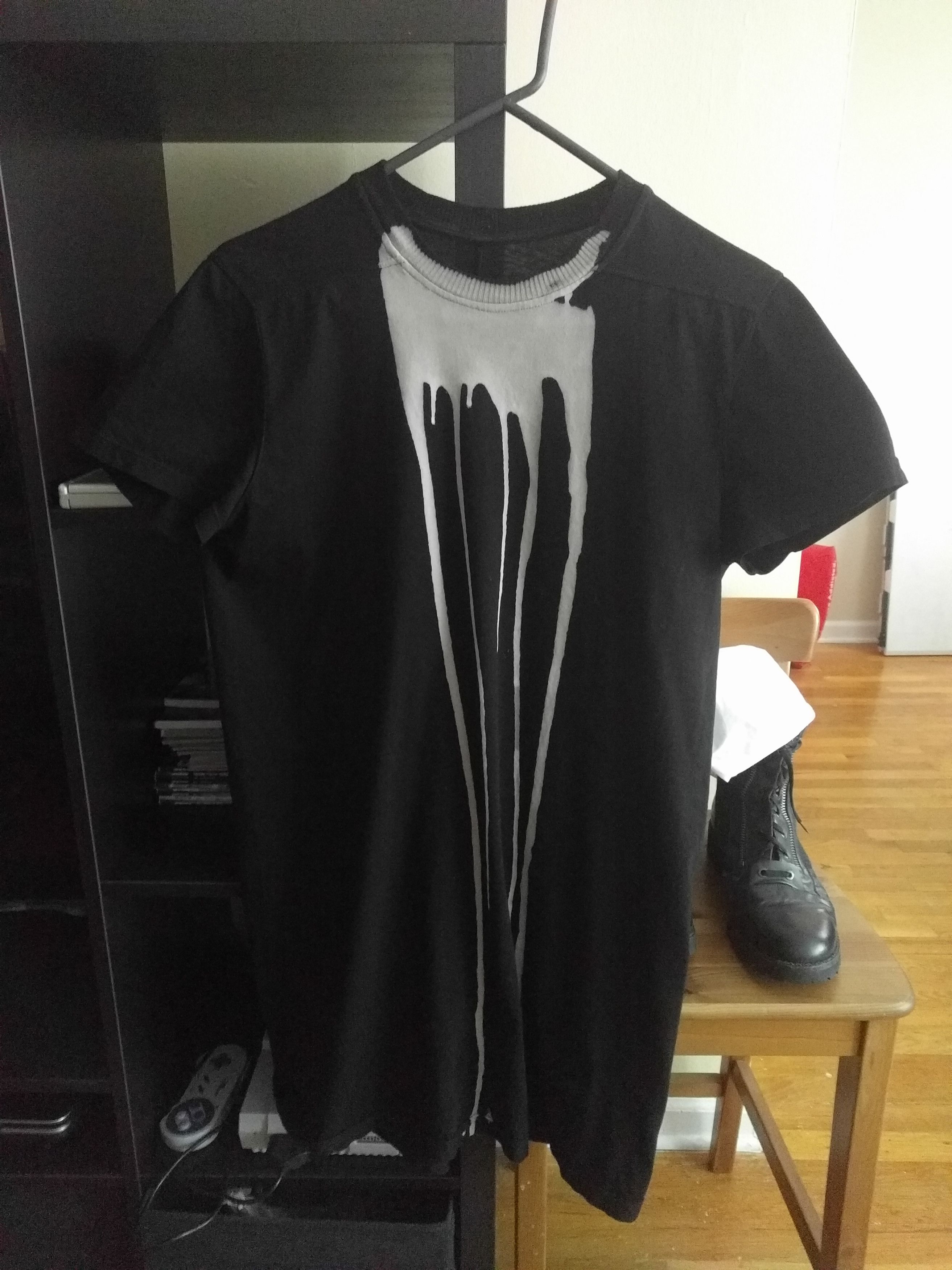 Rick Owens Drkshdw Rick Owens Vomit Splatter Tee | Grailed