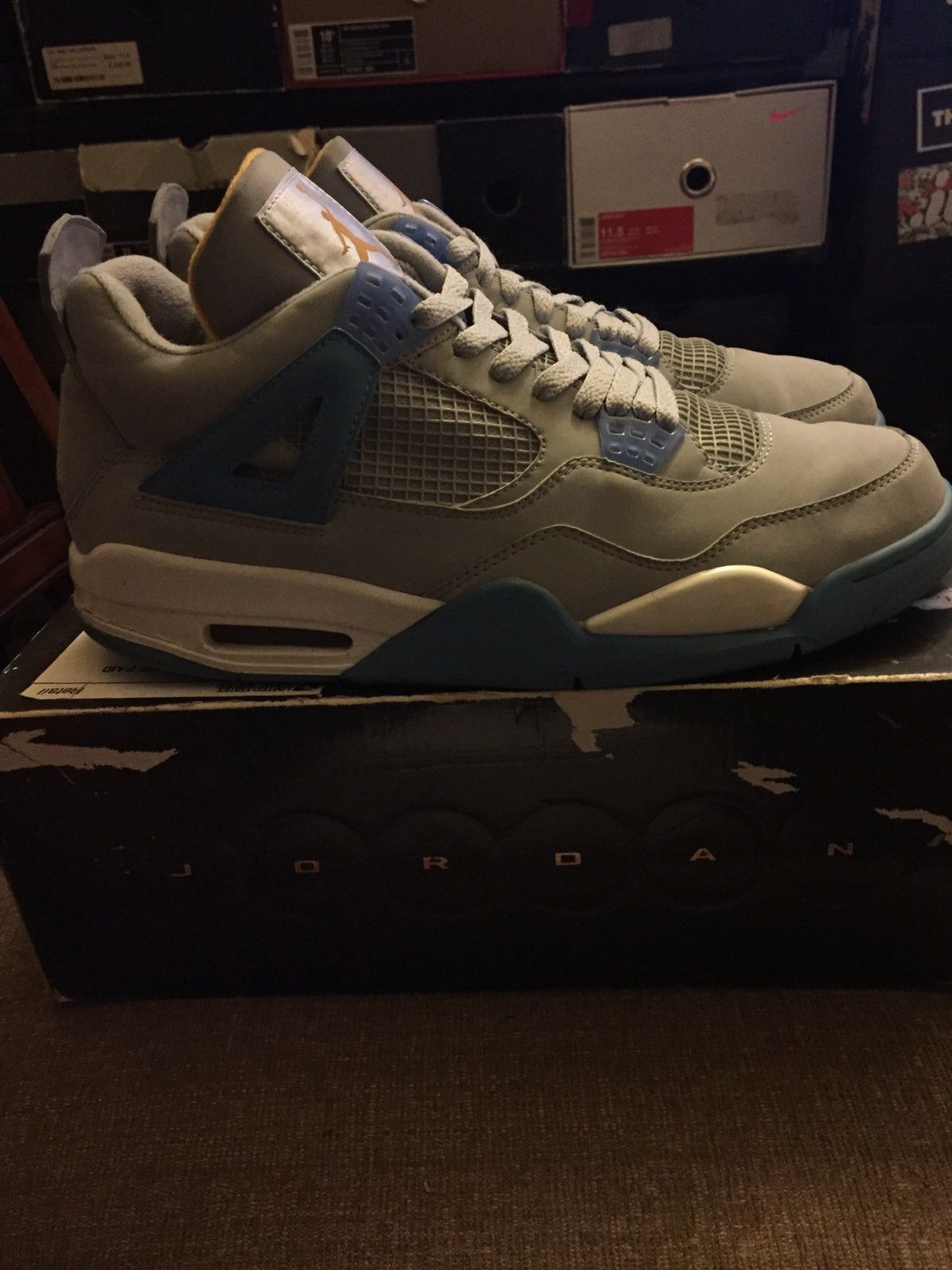Jordan Brand Mist Blue 4s | Grailed