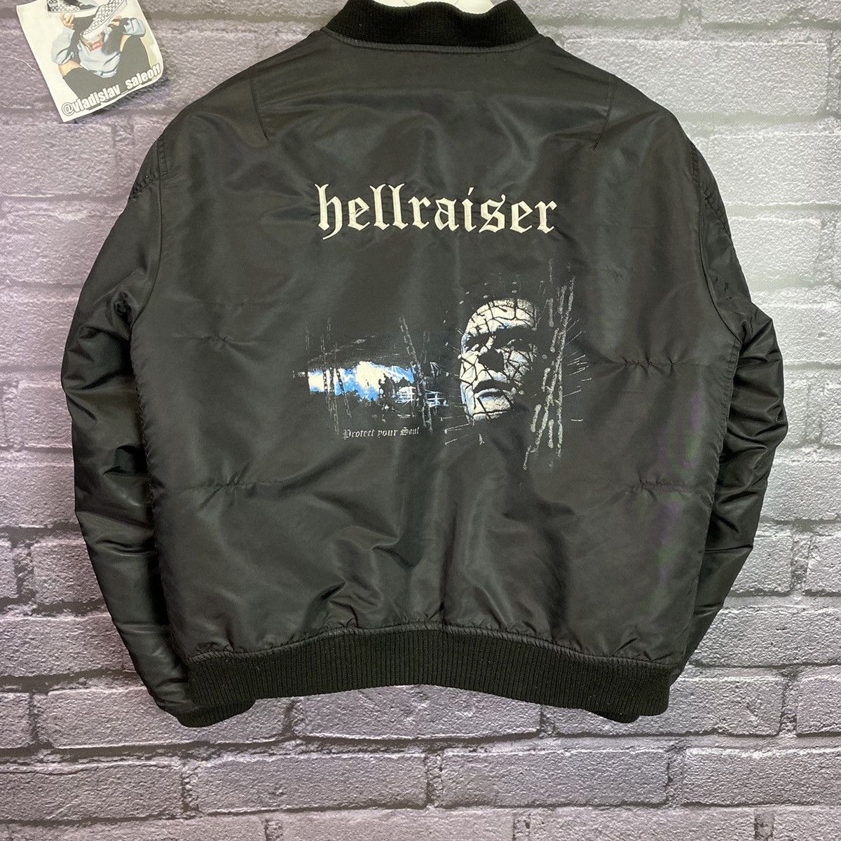 Vintage Rare Vintage Hellraiser movie pinhead flyers bomber jacket ...