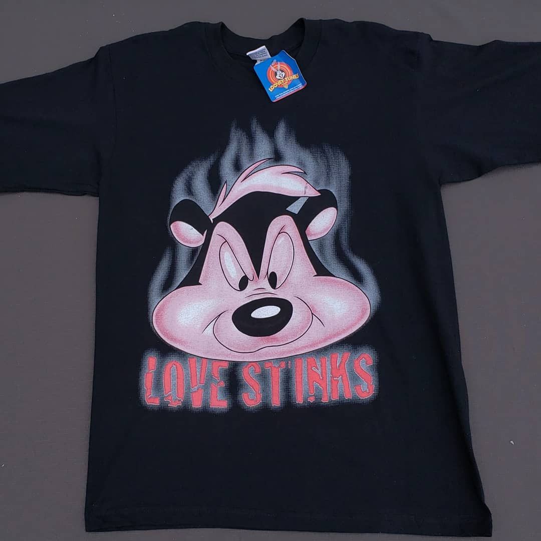 Vintage Pepe Le Pew Love Stinks Large Deadstock | Grailed