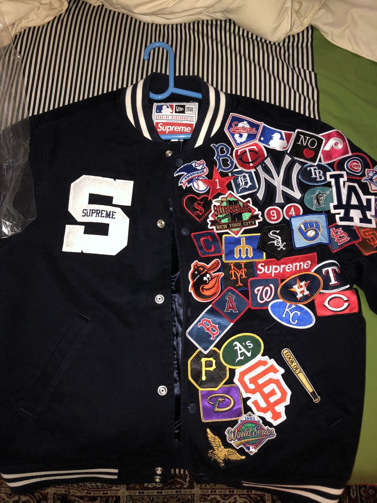 Supreme Supreme MLB Varsity Jacket | Grailed