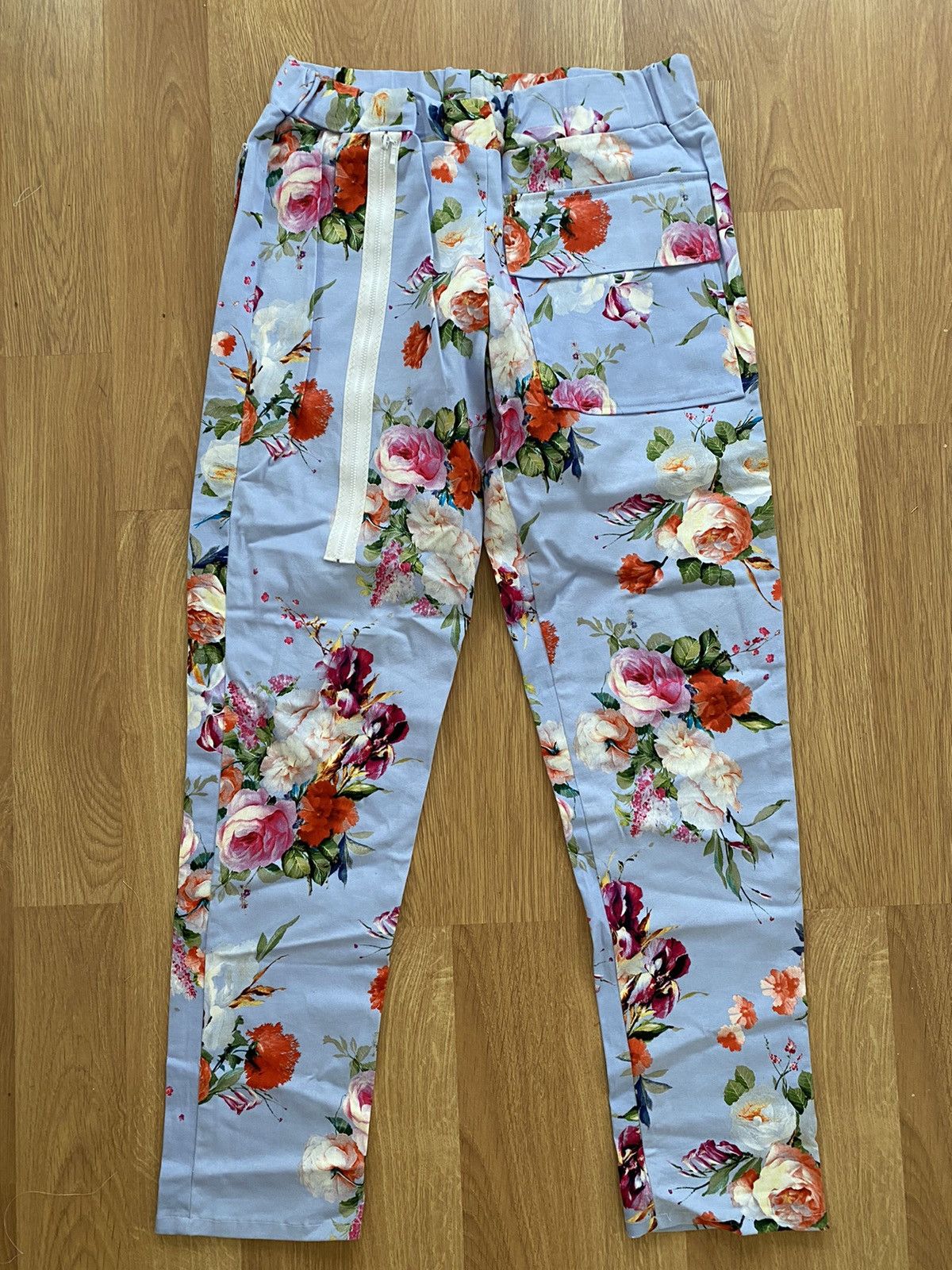 Vintage Floral Pattern Pants | Grailed