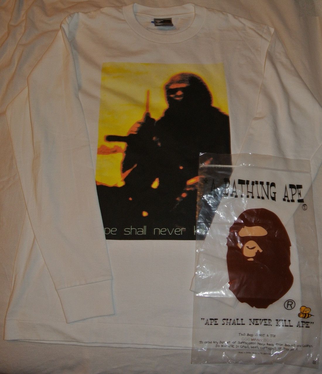 Bape Bape x Futura Two Thousand Rarest Collab Made in Japan size Like ...