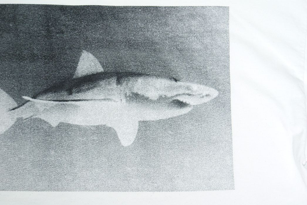 Supreme 2011 Supreme SHARK LONG SLEEVE Tee T-Shirt WHITE Sz L Fall ...