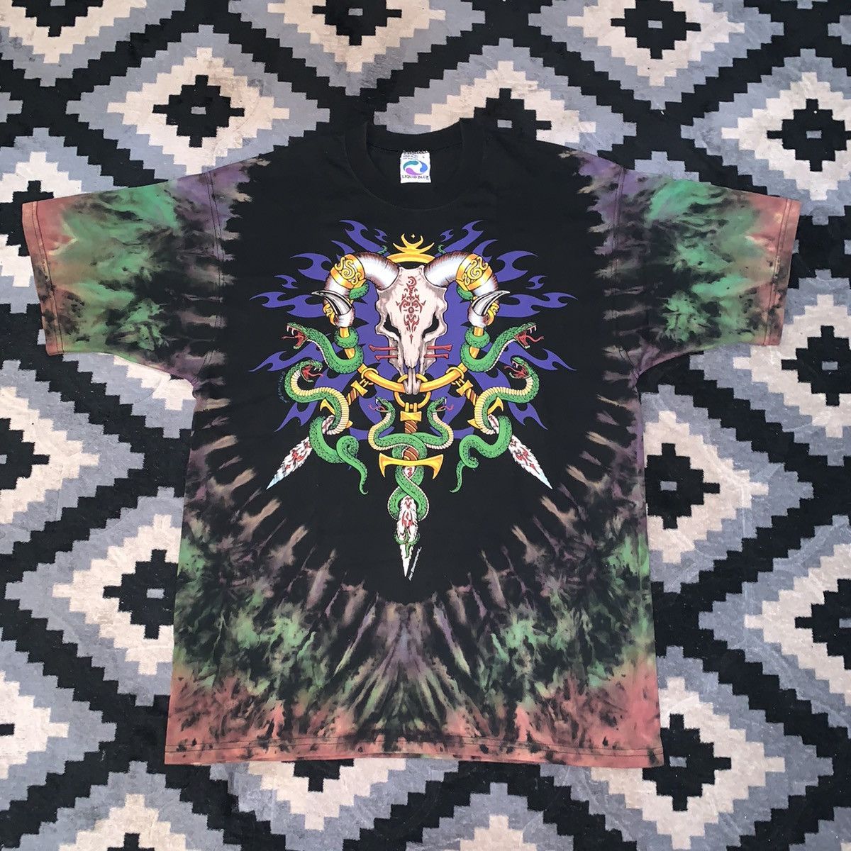 Grateful Dead × Liquid Blue × Vintage Vintage 90’s Liquid Blue Goat ...