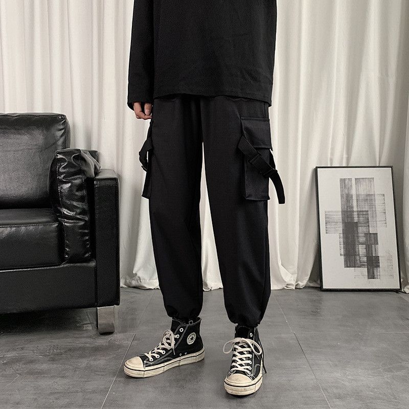 Streetwear × Vintage Black techwear cargo pants | Grailed