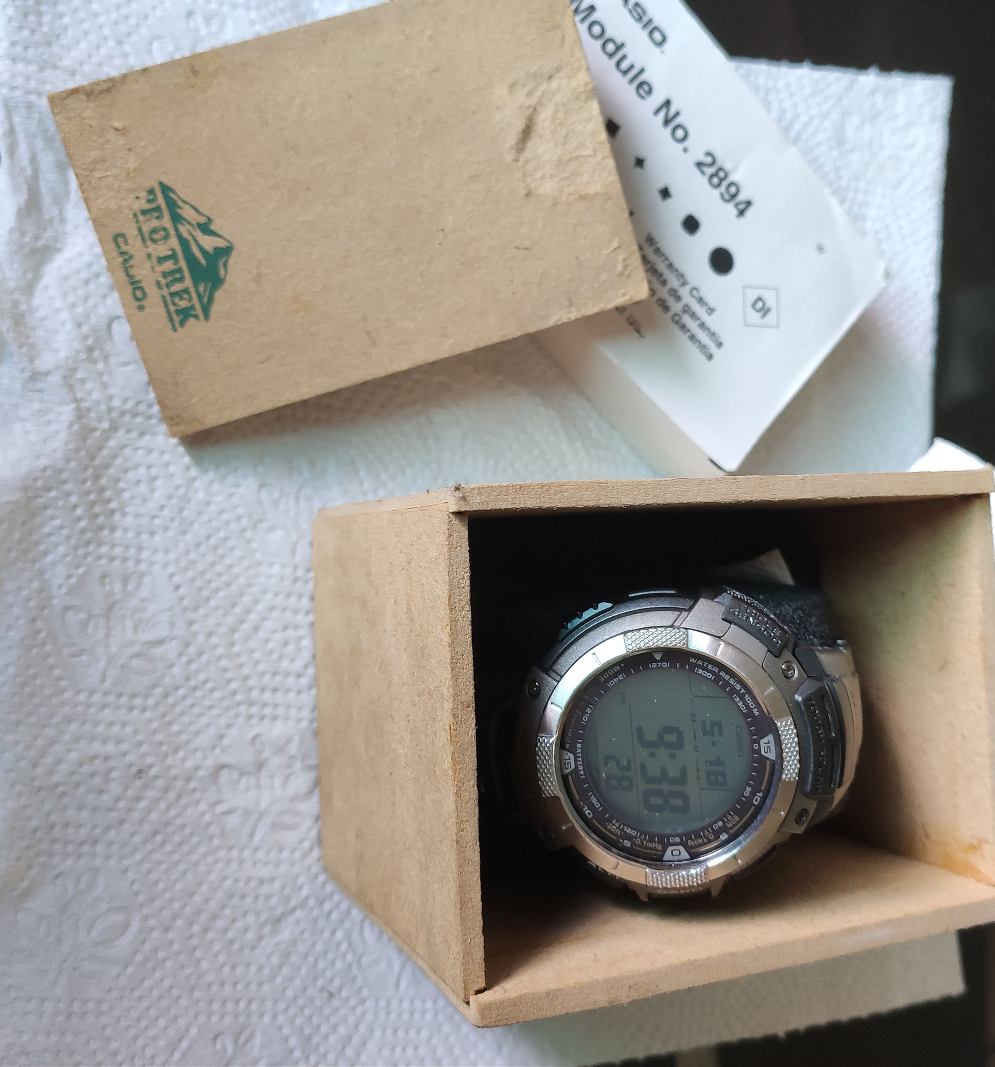 Casio × Vintage Casio Protrek PRG-80T Titanium Triple Sensor | Grailed