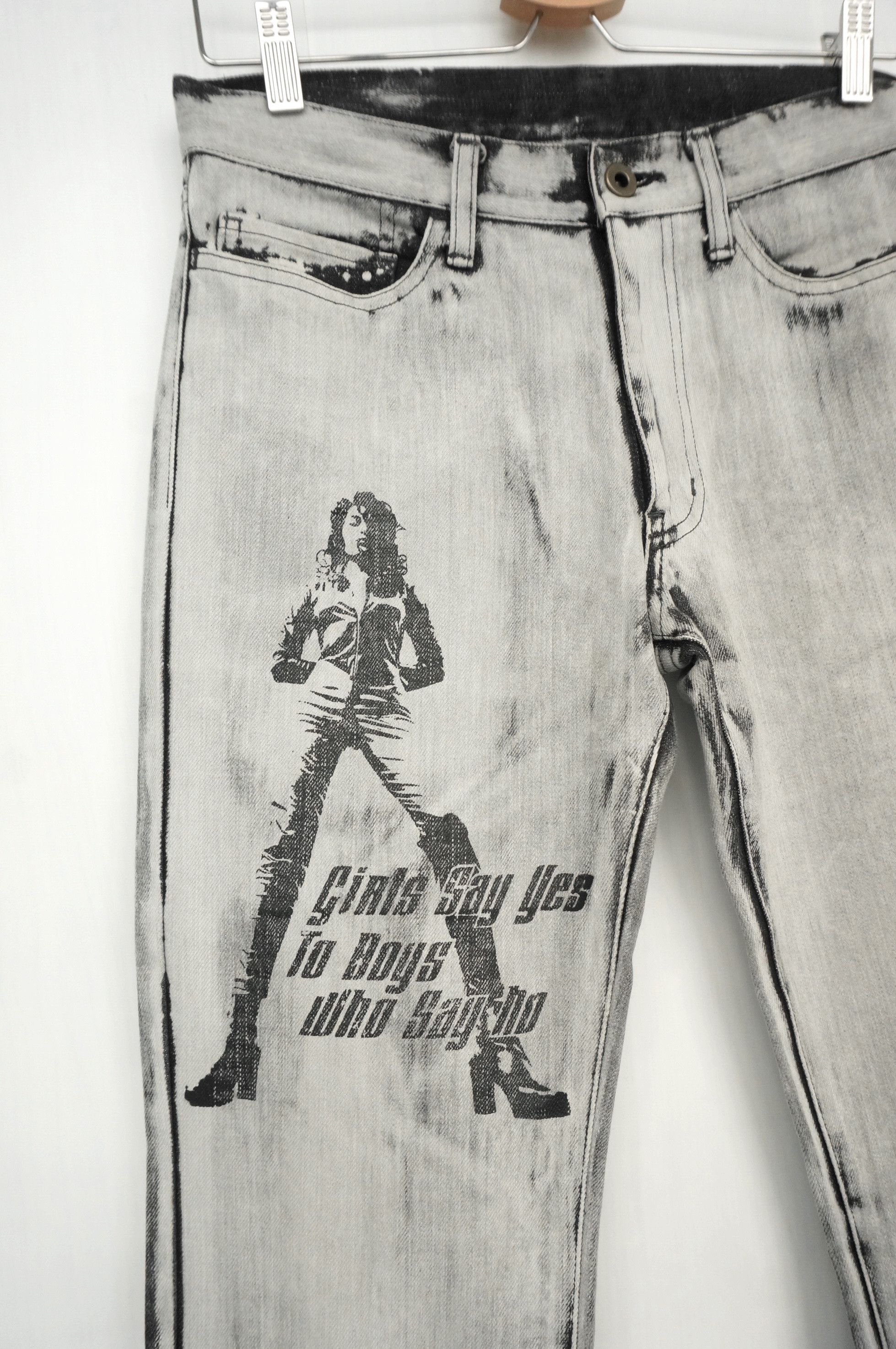 Distressed Denim × Rare × Vintage Vintage EDGE RUPERT Acid Washed Low ...